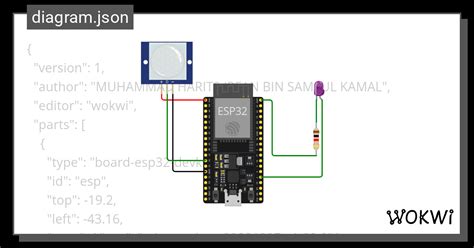 Motion Sensor Wokwi Esp32 Stm32 Arduino Simulator