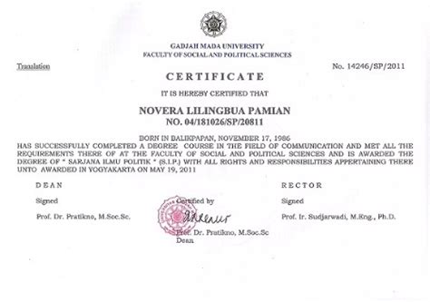Certificate And Official Transcript Pdf