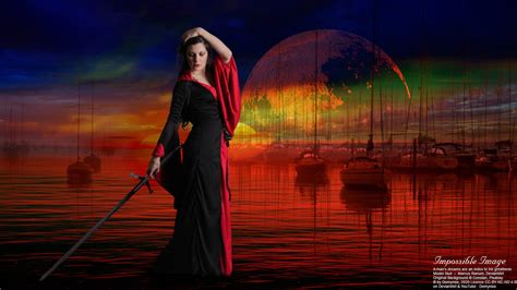 Impossible Image Girl Walking On Water 20100aii By Domynixx On Deviantart