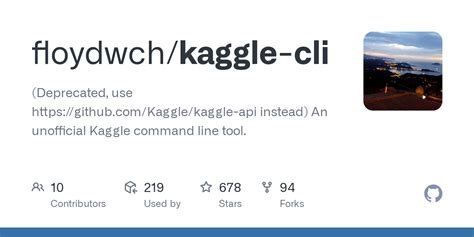 GitHub Floydwch Kaggle Cli Deprecated Use Https Github Com Kaggle Kaggle Api Instead An