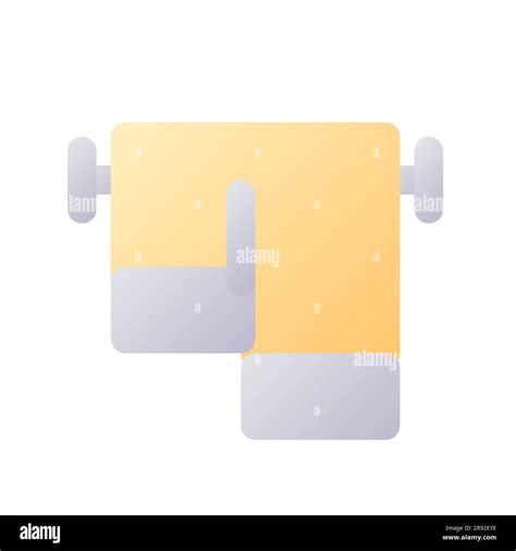 towels pixel perfect flat gradient two color ui icon stock vector image