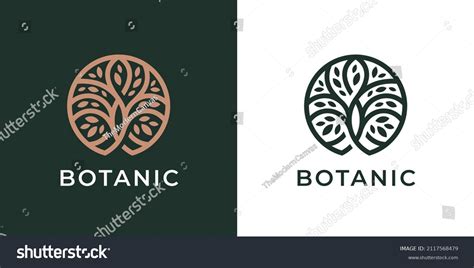 Circle Tree Life Logo Icon Abstract Stock Vector Royalty Free 2117568479 Shutterstock