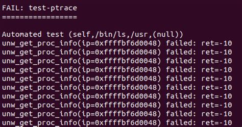 Unw Init Remote Returns UNW EBADREG On Aarch Issue Libunwind Libunwind GitHub