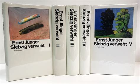 Ernst Jünger Siebzig Verweht Erste Ausgaben Antiquariat Schaper