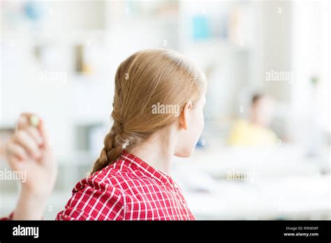 Girl Doing Sums Stock Photo Alamy