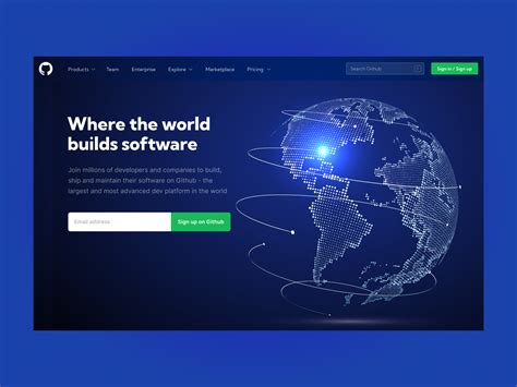 Github Landing Page Redesign Concept By Yatish Kelkar On Dribbble