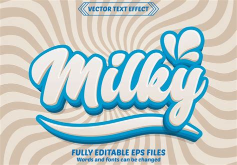 Md Omar Faruk Ovi On Linkedin Milky Editable Vector Text Effect You