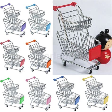 Kinder Mini Einkaufswagen Einkaufskorb Kaufladen Wagen Spielzeug