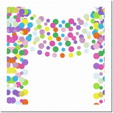 Rainbow Dots Candy Land Garland Colorful Confetti Circle Sprinkles