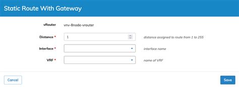 Static Routing Manage Routing