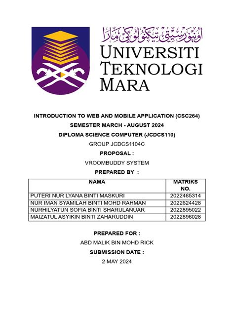 csc264 proposal pdf web development computing