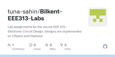 GitHub Tuna Sahin Bilkent EEE Labs Lab Assignments For The Course