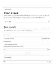 Input Group Bootstrap V Pdf View On GitHub Input Group Easily Extend Form Controls By