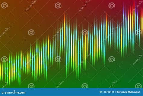 Big Data Flow Vector Complex Visualisation Stock Vector Illustration