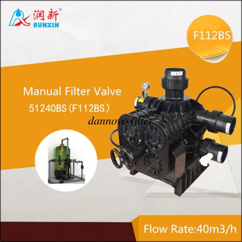 Runxin Manual Filter Control Valve F BS With M H Flow Rate For Water Filter