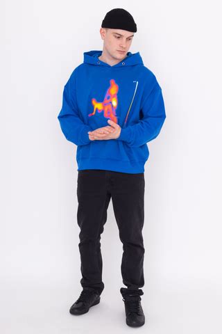 Chaos Thermal Sex Hoodie Blue