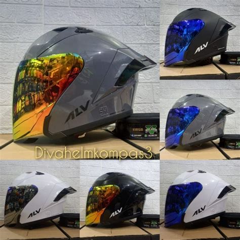 Jual Helm Alv Ultron Whitegreyblack Paket Ganteng Spoiler 3dhelm