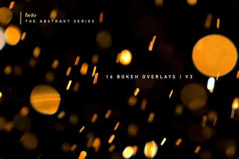 Bokeh Overlays V3 In Graphics On Yellow Images Creative Store