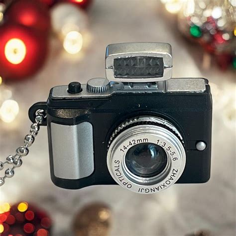 Mini Camera Necklace Working Flash And Shutter Sound Miniature