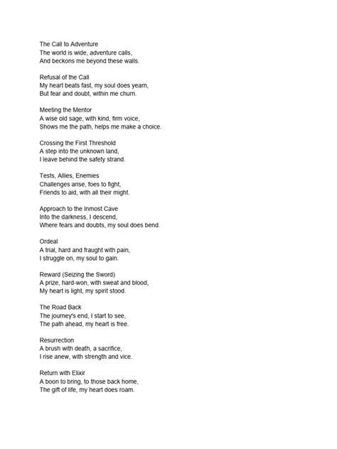 12 Step Monomyth Activity Pdf