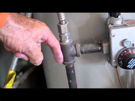 Install Sediment Trap On Gas Line Gas Furnace