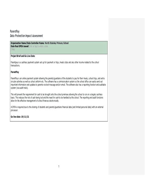 Fillable Online Completing A Data Privacy Impact Assessment Dpia Fax Email Print Pdffiller