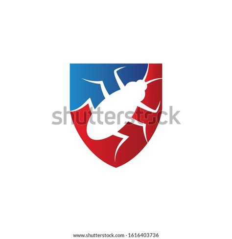 Cockroach Logo Shield Security Template Stock Vector Royalty Free 1616403736 Shutterstock