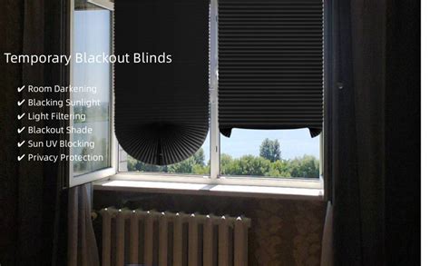 Paper Blinds For Window Cordless No Drill Stick On Temporary Pleated