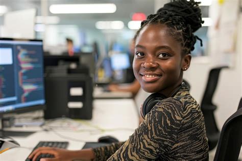 Empowering Gender Diversity Businesswoman Champions Tech Education
