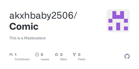 GitHub Akxhbaby Comic This Is A Masterpiece