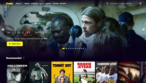 Tubi User Interface Review Scoring The Streamers Home Page Features