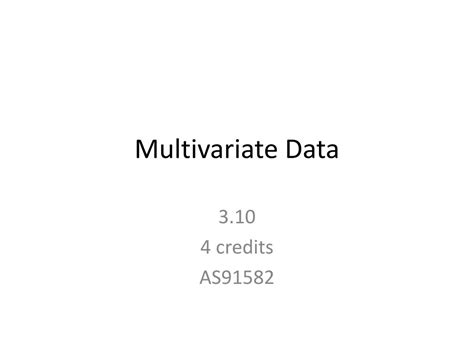 Ppt Multivariate Data Powerpoint Presentation Free Download Id3444219