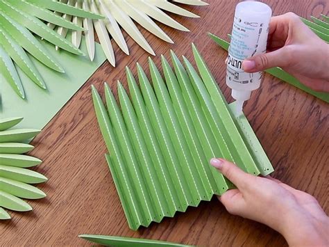 Fan Palm Leaf Svg Pdf Dxf Extremely Realistic Palm Leaf Template And