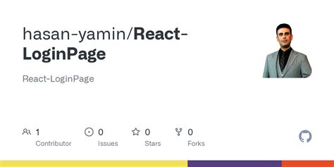 Github Hasan Yaminreact Loginpage React Loginpage
