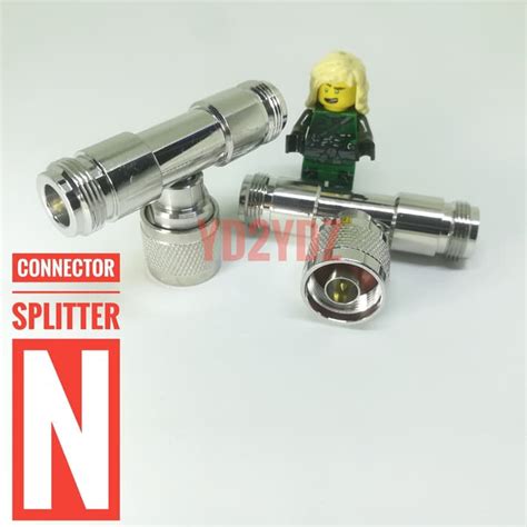 Jual Konektor Splitter X N Male To X N Female Connector Coupler Rf Antenna Radio Three Way