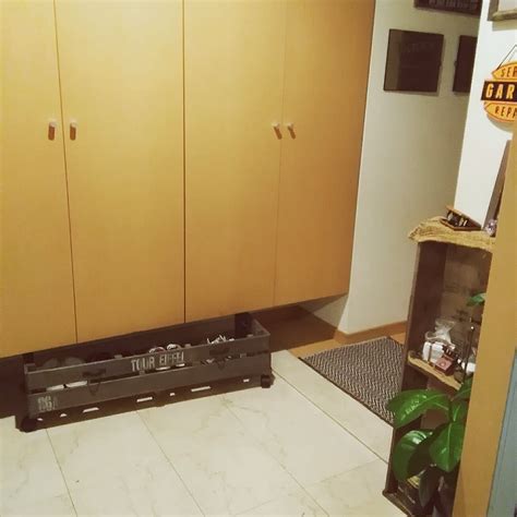 靴入れ下駄箱の下すのこ靴箱玄関入り口のインテリア実例 2016 11 20 200556 ｜ Roomclip（ルームクリップ）