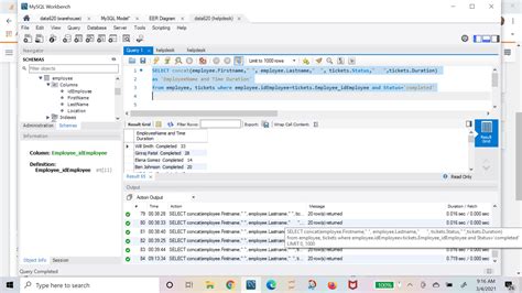 Sql Want These To Be Two Separate Columns Both Are From Different Tables I M Using Concat To