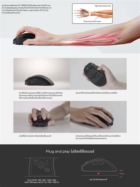 Zowie Wireless Gaming Mouse Ec Cw Black เมาส์เกมมิ่ง ไร้สาย พร้อมแท่นชาร์จ ของแท้ ประกันศูนย์ 1ปี