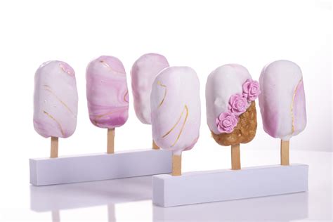 Peanut Chew Marble Pops