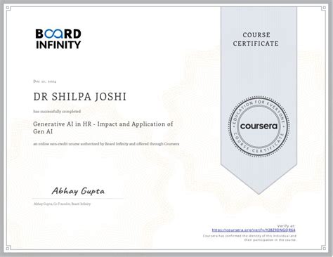 Dr Shilpa Joshi On Linkedin Generativeai Hr Learning Newtrends Coursera