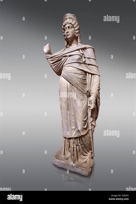 Roman Statue Of Julia Domina Marble Perge 2nd Century Ad Inv No