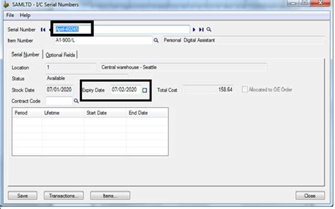 How To Restrict Use Of Expired Stock In Sage 300 Erp Sage 300 Erp