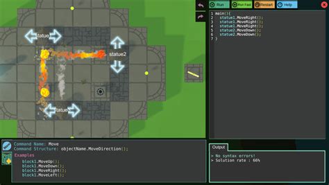 Coding Interface Bottom Left Structure Of The Command With Examples Download Scientific