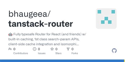 Github Bhaugeeatanstack Router 🤖 Fully Typesafe Router For React