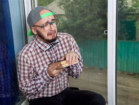 Crying Nerd Stock Photo Image Of Isolated Nerd Heartbroken