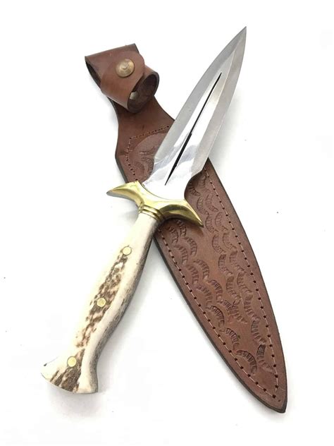 Handmade Hunting Knife Double Edged Knife 3