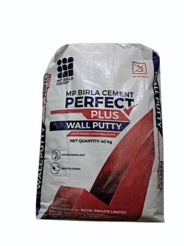40kg Mp Birla Cement Perfect Plus Wall Putty At Rs 690 Bag Birla