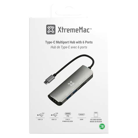 Xtrememac Usb C Dock Hdmi Usb C Usb A Sd 379 Dkk