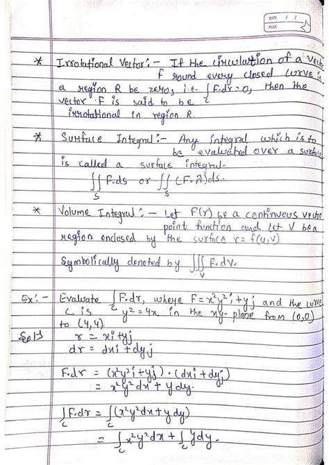 Vector Integration Pdf