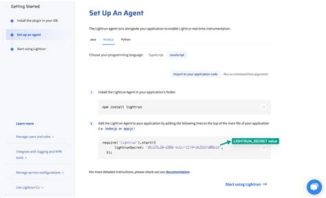 Install Lightrun With Lambda Layers Docs